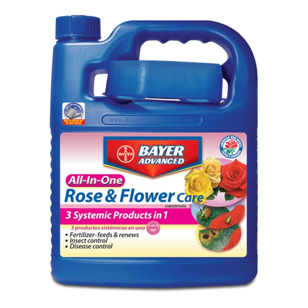 BAYER ADVANCED ALL-IN-ONE ROSE & FLOWER CARE CONCENTRATE 0.5 GAL ...